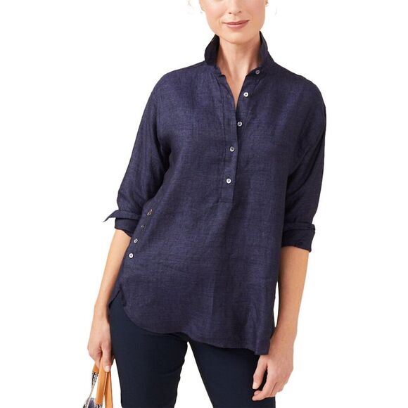 J. McLaughlin | Tops | Jmclaughlin Fallon Linen Blouse | Poshmark